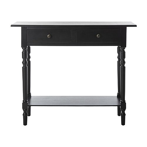 Click here for Cecil Console Table - Distressed Black prices