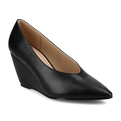 Click here for Journee Collection Womens Danika Almond Toe Wedge... prices
