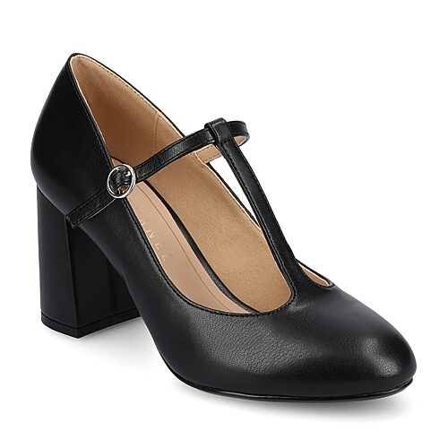 Click here for Journee Collection Womens Talani T-strap Almond To... prices