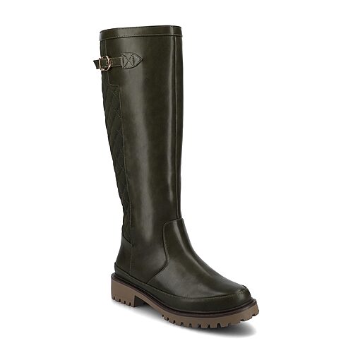 Click here for Journee Collection Womens Zemmie-Wc Wide Calf Bloc... prices