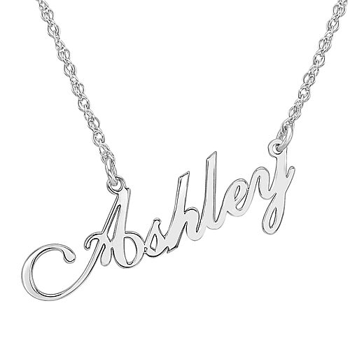 Click here for Personalized 14K Gold Over Sterling Silver Script... prices