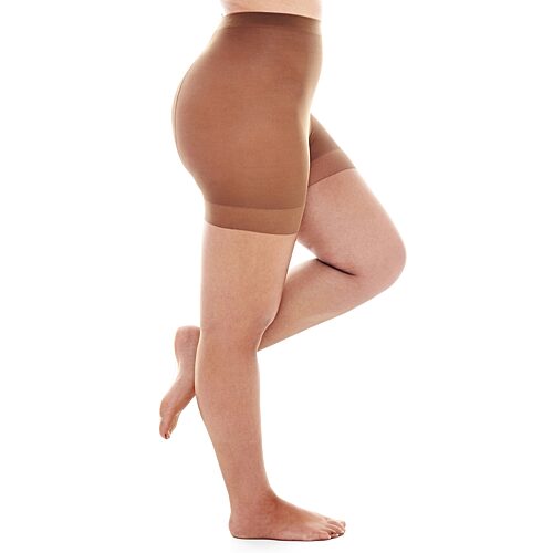 Berkshire Womens Plus Size Ultra Sheer Control Top Pantyhose  4411 - French Coffee (Nude 1)