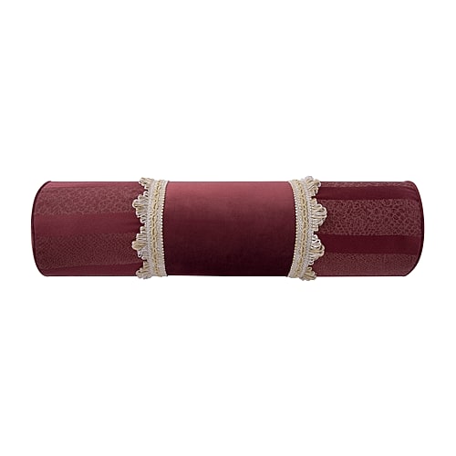 Click here for Rose Tree Emmaline Pieced Neckroll Cylinder Throw... prices