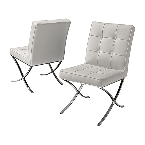 Click here for Milania 2-pc. Tufted Upholstered  One Size  White prices