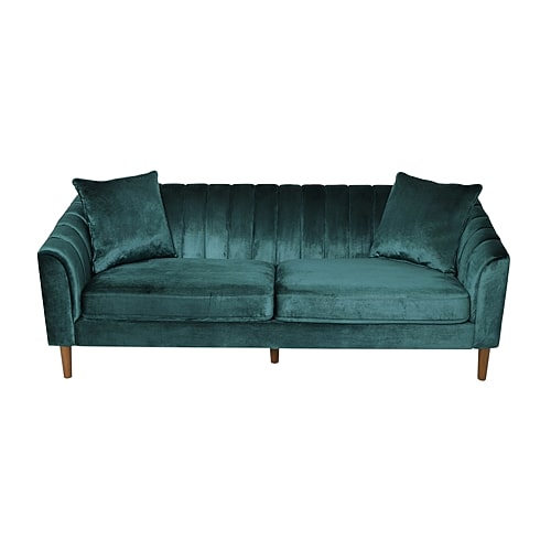 Click here for Ansonia Sharkfin-Arm Sofa  One Size  Green prices
