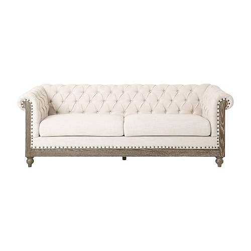 Click here for Castalia Roll-Arm Sofa  One Size  Beige prices