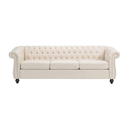 Click here for Parksley Roll-Arm Sofa  One Size  Beige prices