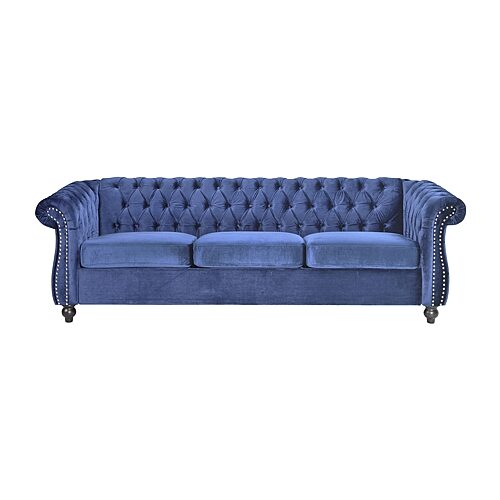 Click here for Parksley Roll-Arm Sofa  One Size  Blue prices