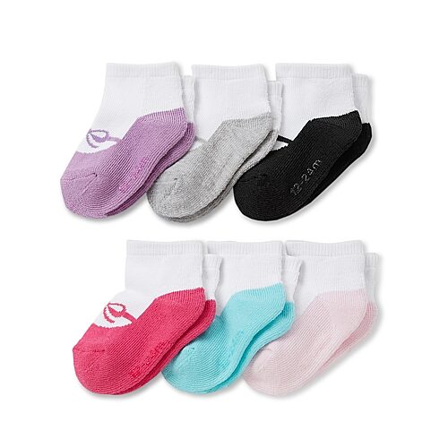 Click here for Piper & Jax Ballerina Baby Girls 6 Pair Crew Socks... prices