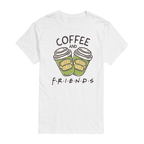 Click here for Friends Coffee Tee Womens Juniors Crew Neck Short... prices