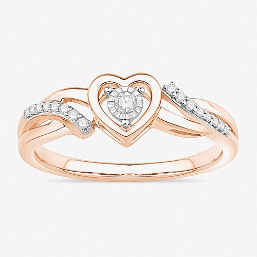 Click here for Promise My Love Womens 1/10 CT. T.W. Natural White... prices