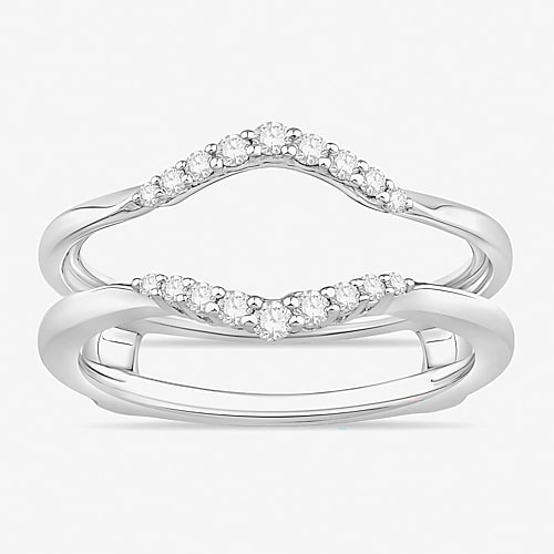 Click here for Womens 1/5 CT. Natural White Diamond 10K Gold Wedd... prices