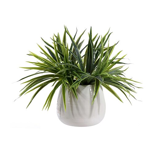 Click here for Faux Orchid Potted Plant - Green prices