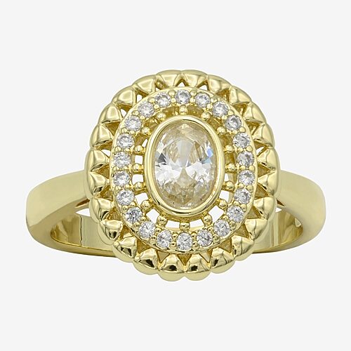 Click here for Sparkle Allure Womens Cubic Zirconia 14K Gold Over... prices