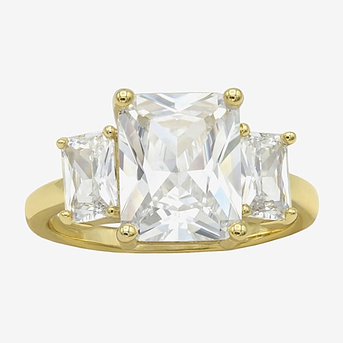 Click here for Sparkle Allure Womens Cubic Zirconia 14K Gold Over... prices