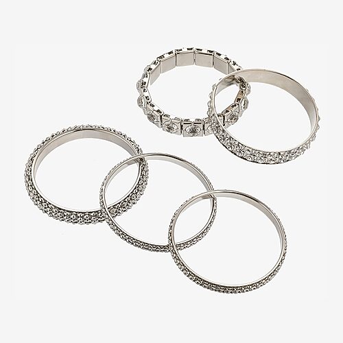 Click here for Bold Elements Womens 5-pc. Bracelet Set  One Size... prices