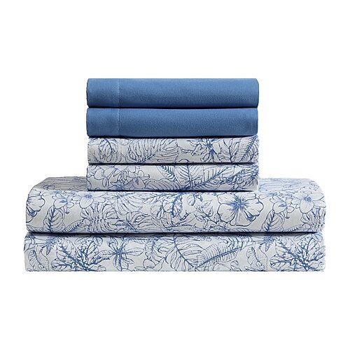 Click here for Caribbean Joe 6Pc Cooling Sheet Sets  One Size  Bl... prices