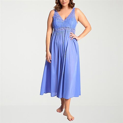 Click here for Exquisite Form Womens Plus Sleeveless V Neck Night... prices