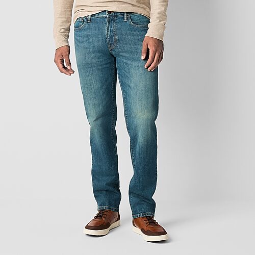 Click here for mutual weave Mens Straight Leg Relaxed Fit Jean  3... prices