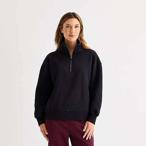 Click here for Xersion Womens Mock Neck Long Sleeve Active Petite... prices