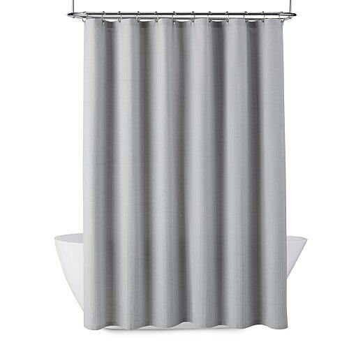 Click here for Home Expressions Dobby Stripe Shower Curtain  One... prices