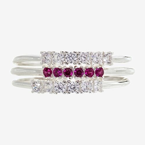 Click here for Sparkle Allure Birthstone Womens Red Cubic Zirconi... prices