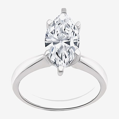 Click here for (G / VS2) Womens 3 CT. Lab-Grown White Diamond 14K... prices