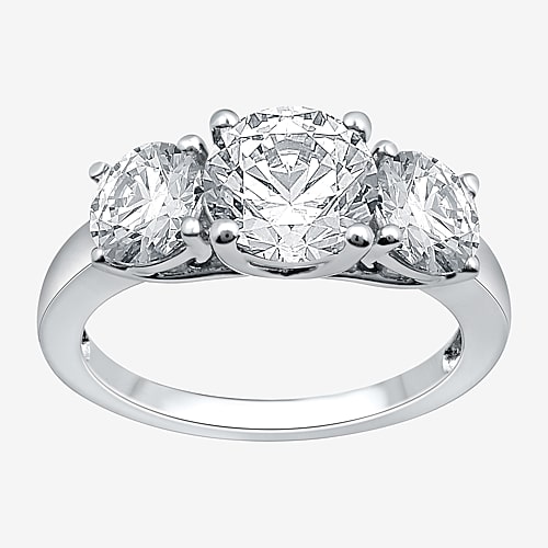 Click here for 3 CT. T.W. Lab-Grown (G / SI1-SI2) Diamond Round 3... prices