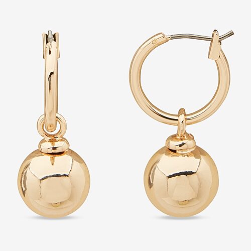 Click here for Worthington Womens 30.5mm Hoop Earrings  One Size... prices