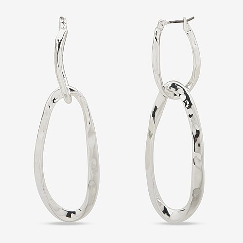 Click here for Worthington Womens 76.2mm Hoop Earrings  One Size... prices