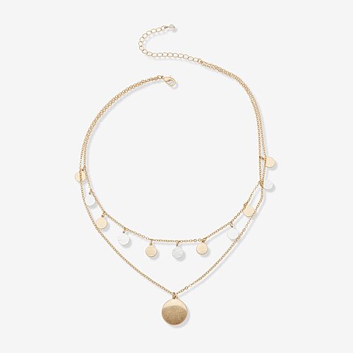 Click here for a.n.a Two Tone Womens 16 Inch Strand Necklace  One... prices