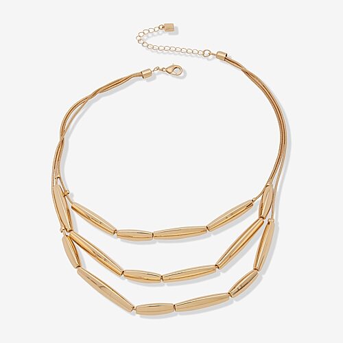 Click here for Worthington Gold Tone Womens 17 Inch Collar Neckla... prices
