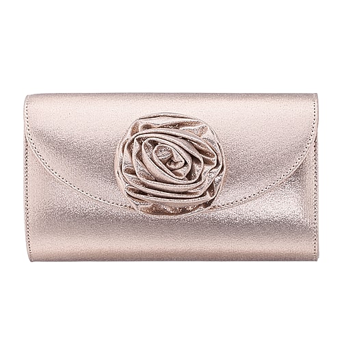 Click here for N By Nina Frily Rosette Emebellished Flap Clutch E... prices