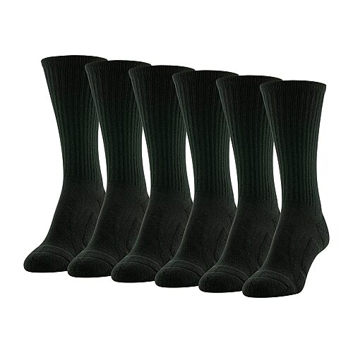 Click here for Gold Toe Sport Cushion Womens 6 Pair Crew Socks  6... prices