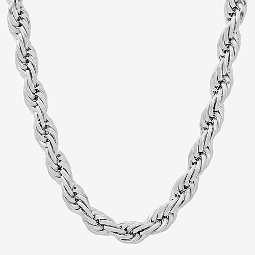 Click here for Mens Stainless Steel 24 Inch Rope Chain Necklace... prices