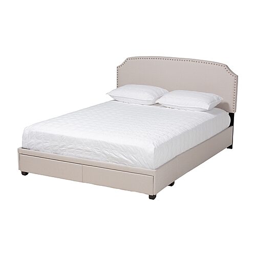Larese Bedroom Collection Platform Bed  One Size  Beige