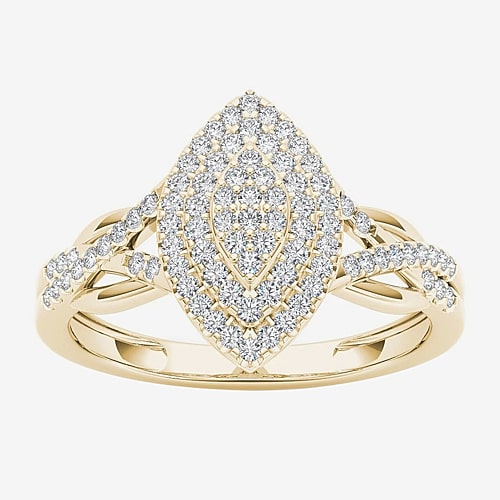 Click here for Womens 1/4 CT. T.W. Natural White Diamond 10K Gold... prices