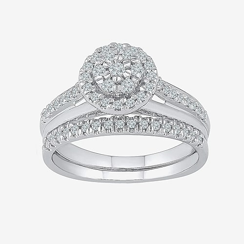 Click here for Womens 3/8 CT.T.W. Natural Diamond 10K White Gold... prices