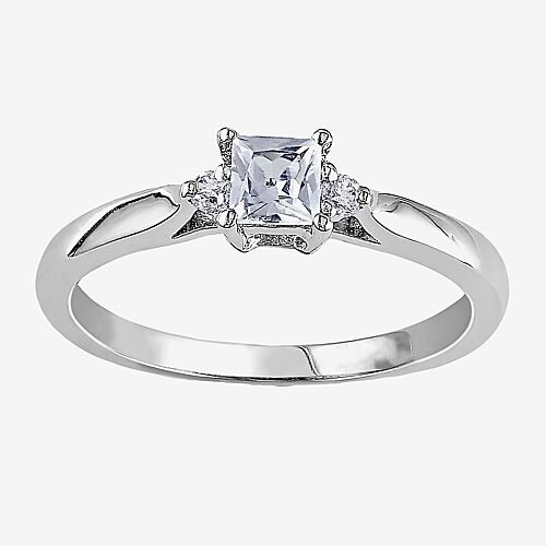 Click here for Lab-Created White Sapphire & Diamond-Accent Engage... prices