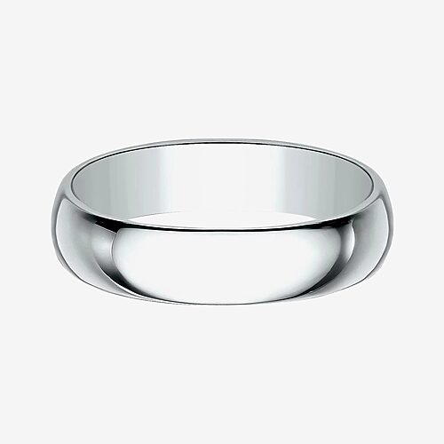 Click here for Mens 5MM 10K Gold Wedding Band  8  White prices