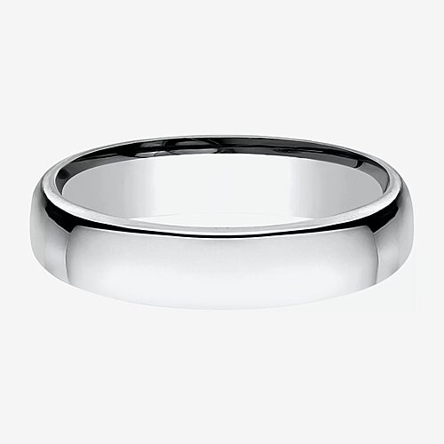 Click here for Unisex Adult 4.5MM 10K Gold Wedding Band  7  White prices