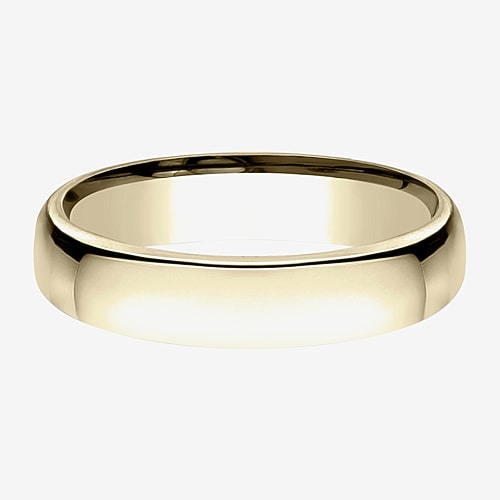 Click here for Unisex Adult 4.5MM 10K Gold Wedding Band  5 1/2  Y... prices