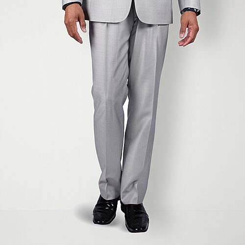 Click here for Steve Harvey Shantung Mens Classic Fit Pleated Fro... prices