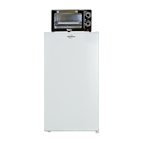 Click here for Koolatron White Flat Back Countertop Fridge/Freeze... prices