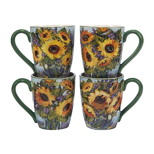 Click here for Certified International Sunflower Bouquet Set of 4... prices