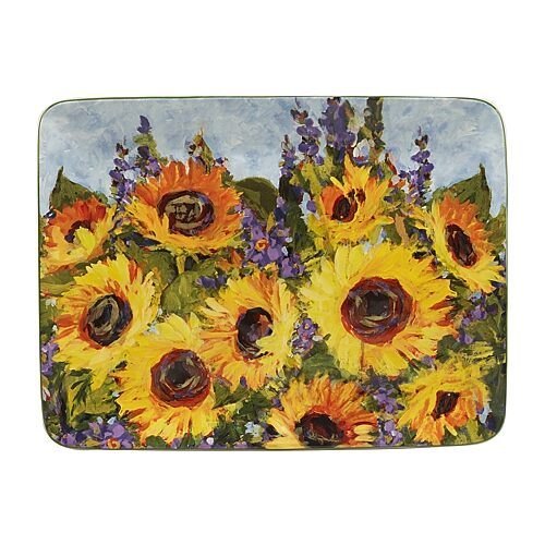 Click here for Certified International Sunflower Bouquet Rectangl... prices