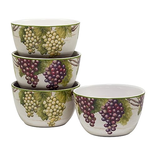 Click here for Certified International Meadow Brook Vineyard 4-pc... prices