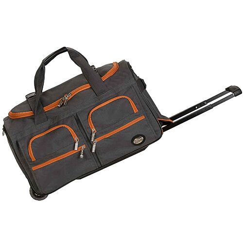 Click here for Rockland 22 Carry-On Rolling Duffle Bag - Charcoal... prices