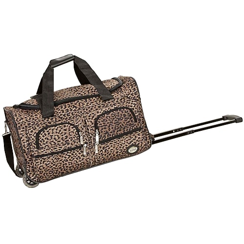 Click here for Rockland 22 Rolling Duffel Bag  One Size  Brown prices