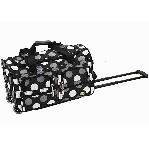 Click here for Rockland 22 Carry-On Rolling Duffle Bag - White  G... prices
